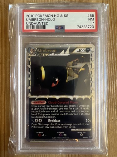 Pokémon TCG Umbreon Prime Undaunted 86/90 Holo Holo Rare Prime for sale ...