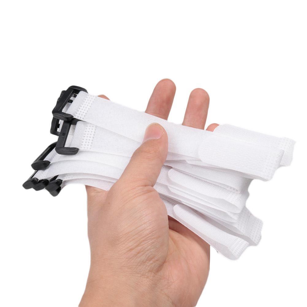 10pcs Fishing Rod Tie Strap Suspenders Fastener Hook Loop Ties Belt ...