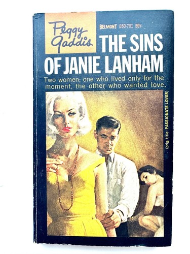 Vintage sleaze pulp adult erotica, The Sins of Janie Lanham, Peggy Gaddis 1965. | eBay