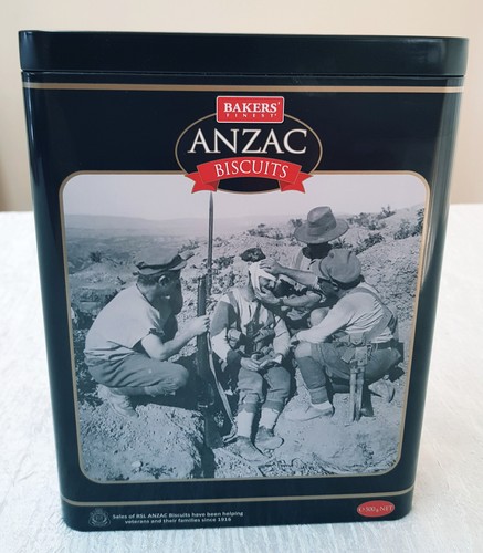 2023 BAKER'S FINEST ANZAC BISCUIT TIN~ THE FIRST WORLD WAR ...