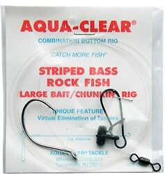 Aqua-Clear ST-7CFF Striped Bass Large Bait/Chunking Rig | eBay