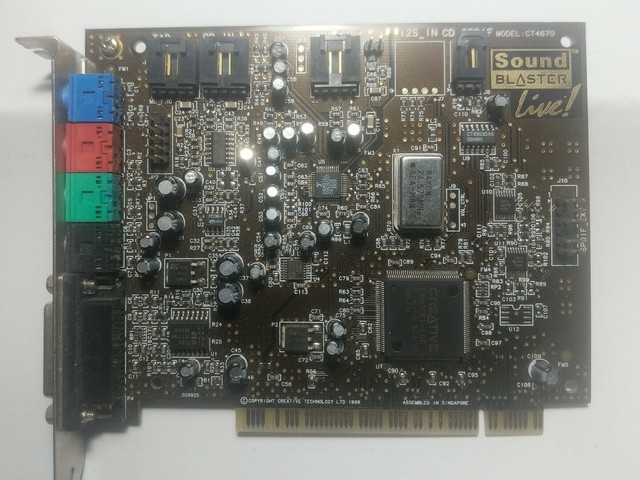 Creative Labs Soundblaster Live 4.1 PCI Sound Audio Card CT4670 for ...