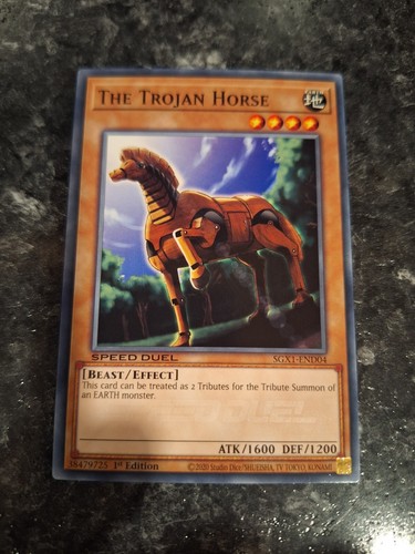 The Trojan Horse SGX1-END04 Common Yu-Gi-Oh! Yugioh! 1st Edition | eBay