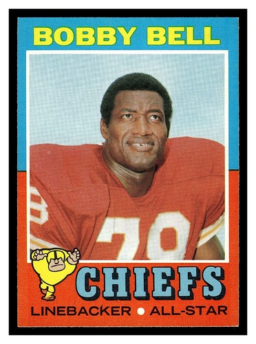 1971 TOPPS BOBBY BELL #35 HOF KC CHIEFS HIGH GRADE BEAUTIFUL CARD ...