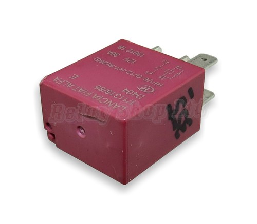 Fiat Alfa Lancia (09-17) 4-Pin Red Relay 1/11318/85 12V 30A HFV6-G/12HT ...