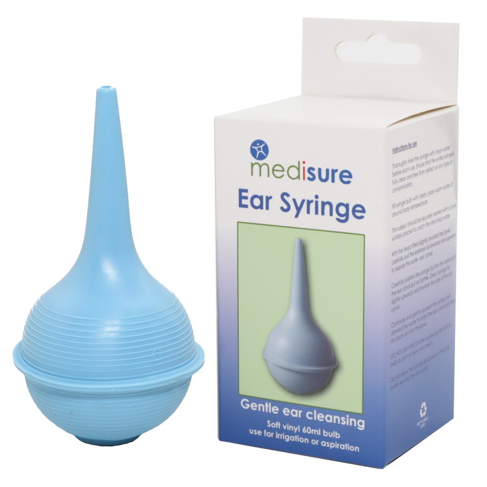 Ear Syringe Bulb Rubber Suction Ear Wax Cleaning Tool with Grip | eBay UK