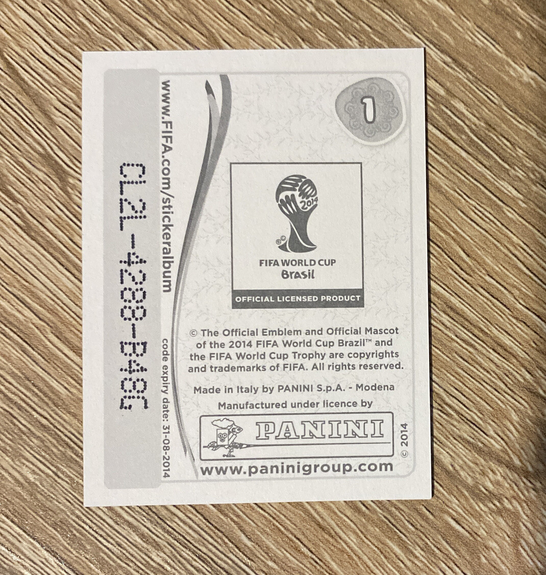 PANINI FIFA WORLD CUP BRASIL 2014 MY GAME IS FAIR PLAY | eBay