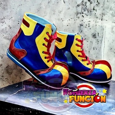 Mexican Professional Yellow Red Clown Shoes Zapato Para Payaso Made In ...