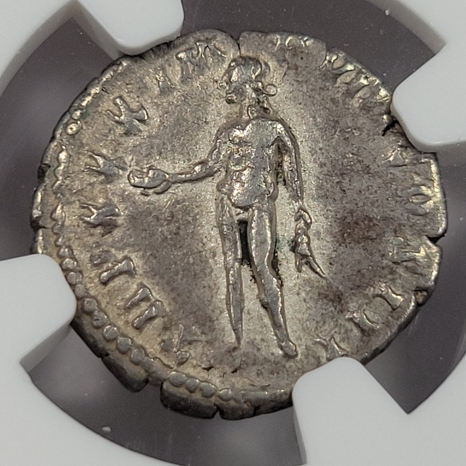 MARCUS AURELIUS AR Denarius NGC VF 161-180 Rare Caesar Ancient Rome ...