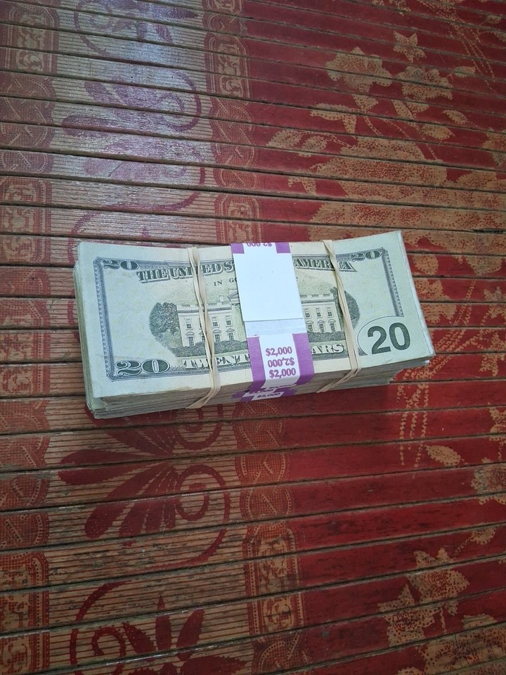 $8,000, 400pc, $20 bills Prop/Replica Money, Realistically Aged And ...