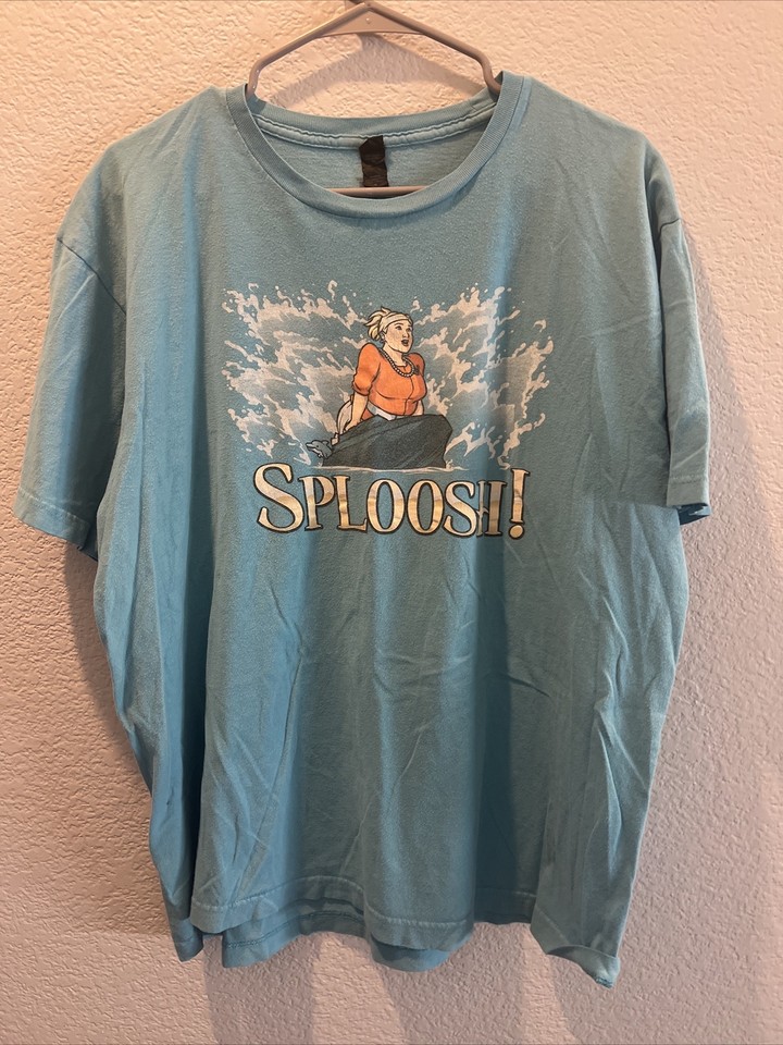 Archer Sploosh Shirt Cartoon Merchandise Pam Poovey Little Mermaid ...