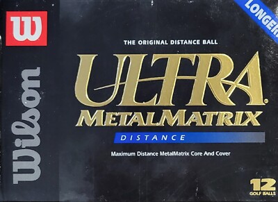 Wilson Ultra Metal Matrix Distance 12 Golf Balls X2 | eBay