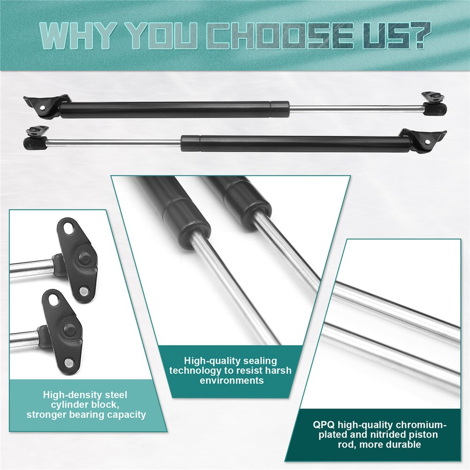 Front Hood+Rear Trunk Spring Lift Rod Gas Struts Prop For Lexus RX300 ...