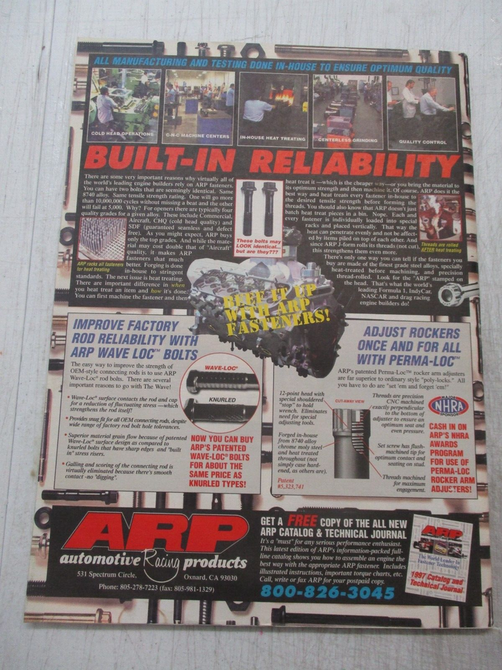 NATIONAL DRAGSTER MAGAZINE APRIL 18, 1997 KENNY BERNSTEIN BUD KING TOP ...