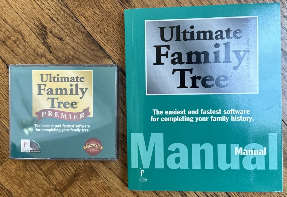 Ultimate Family Tree PREMIER Software PC CD ROM 1998 Genealogy NEW | eBay