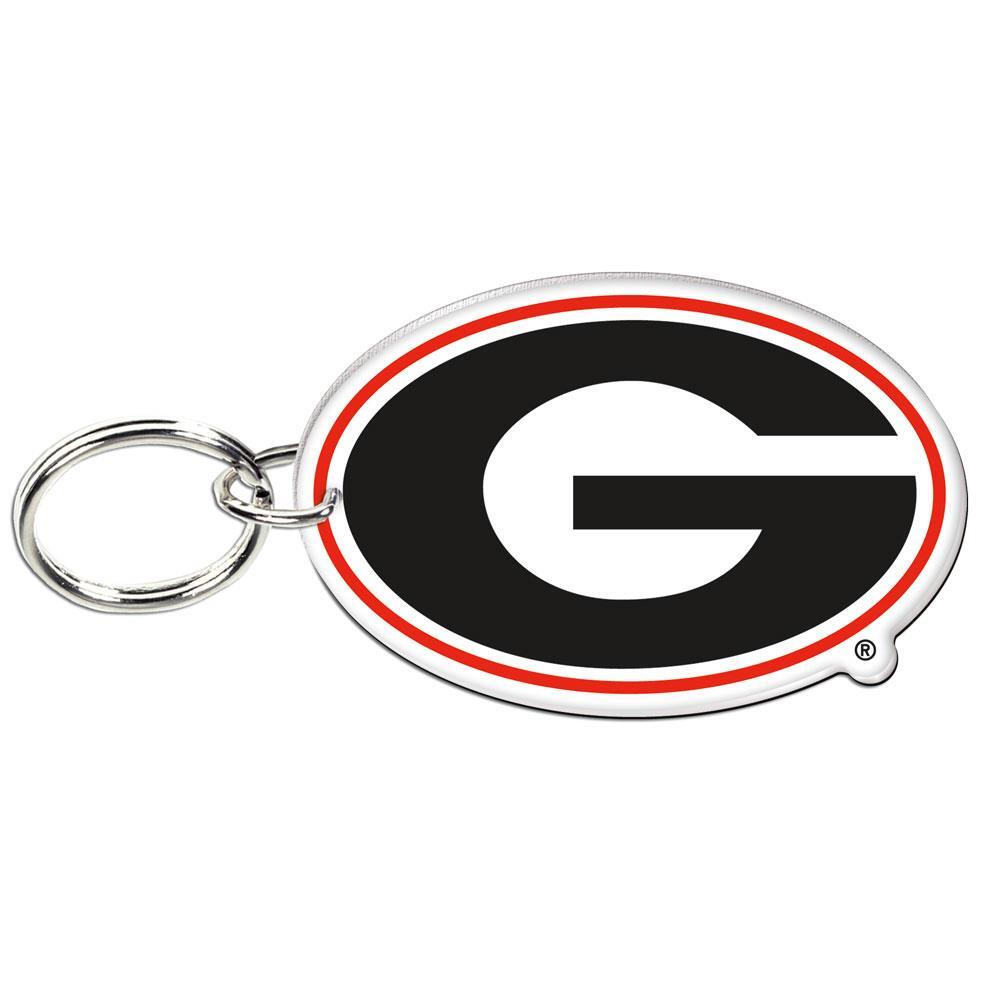 Georgia Bulldog Premium Acrylic Keychain [NEW] NCAA Plastic Key Chain ...