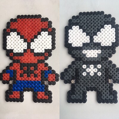 PIXEL ART / PERLES A REPASSER MARVEL SPIDERMAN OU VENOM | eBay