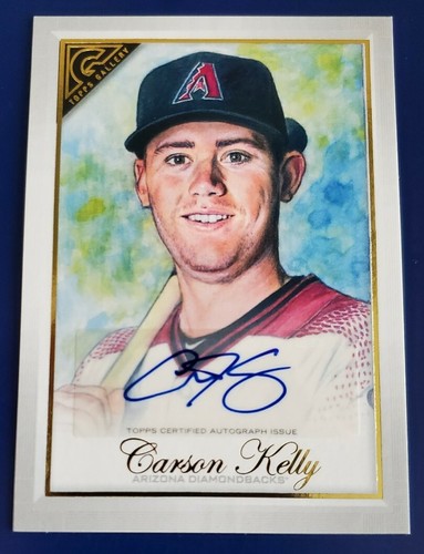 2019 Topps Gallery Autograph Carson Kelly Arizona Diamondbacks #33 | eBay