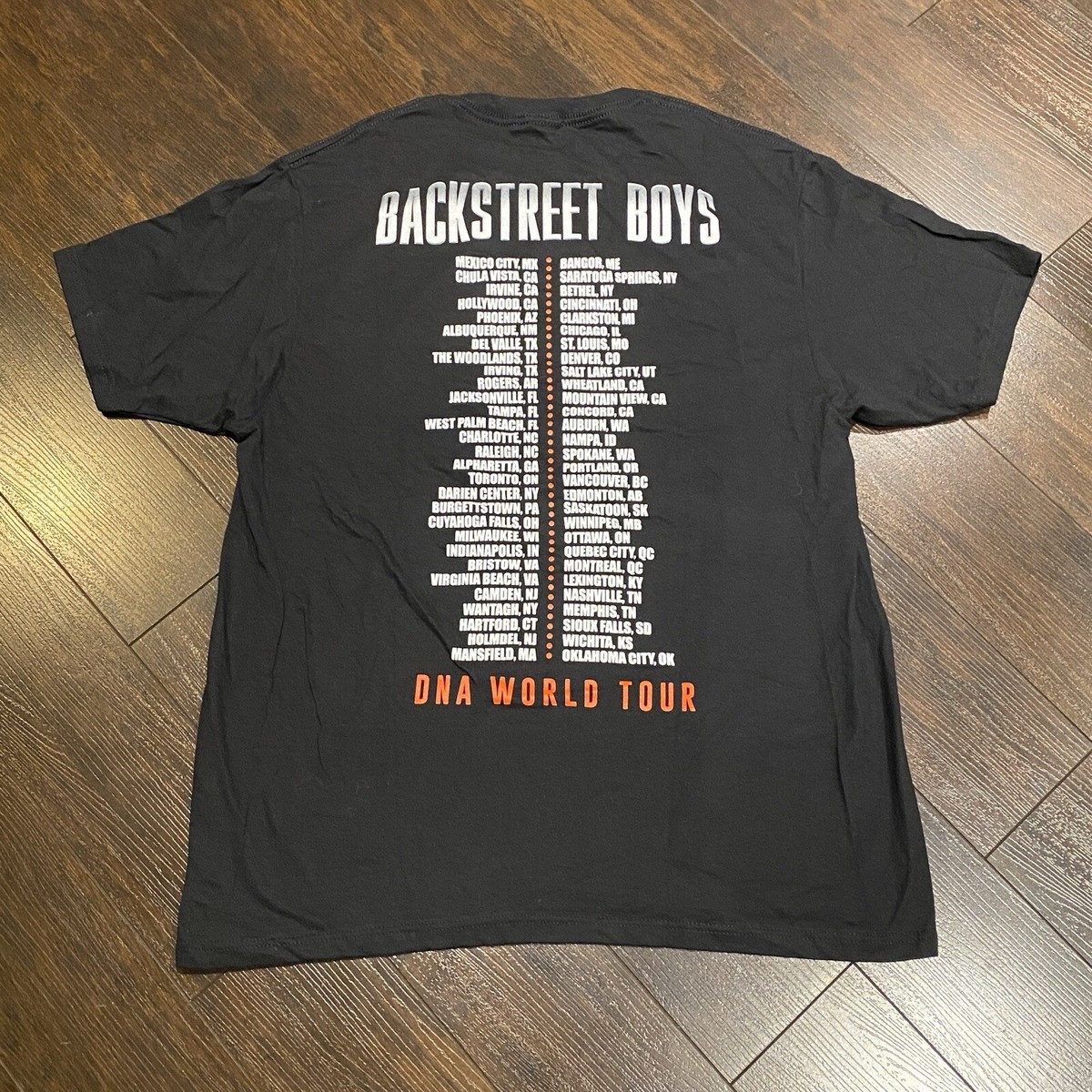 Backstreet Boys DNA World Tour Concert Hoodie + T-Shirt Backstreet Boys DNA World Tour Concert Hoodie + T-Shirt