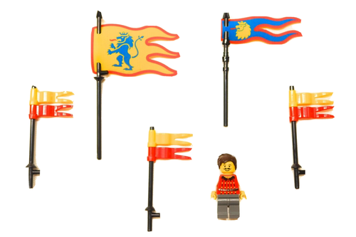 LEGO Lion Knights Castle 90th Anniversary Flags from Set #10305 +Rare ...