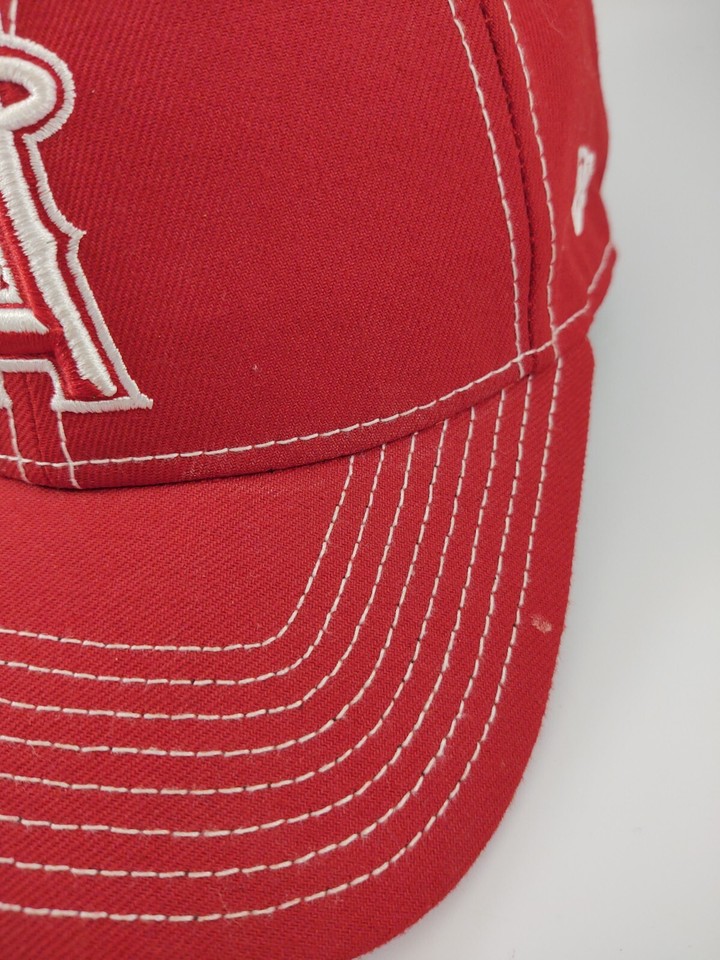 Angels Red Baseball Hat/Cap - New Era Brand, Used - MLB Baseball Cap | eBay