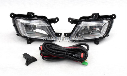 2010-2011 For KIA RIO Sedan Front bumper fog lights bulb Switch wiring ...