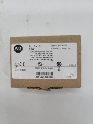 Authentic Allen-Bradley Bulletin 100 Auxiliary Contacts 100-SB10 Ser.B ...