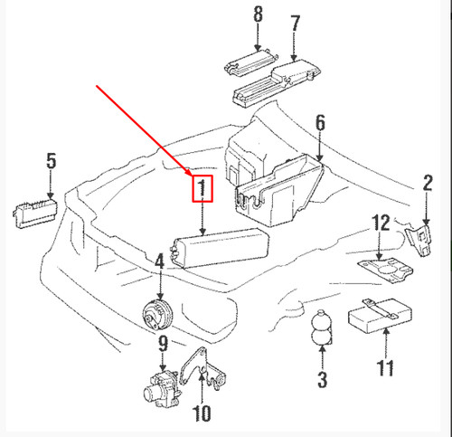 NEW MERCEDES-BENZ E-CLASS W124 VAPOR CANISTER FILTER ELEMENT ...