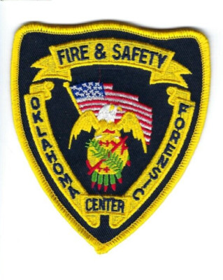 Oklahoma OK Forensic Center Fire & Safety patch - NEW! | eBay