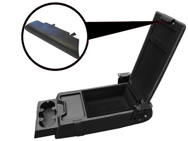 MERCEDES W221 S-class Rear Seat Center Fold Down Armrest Cup Holder Lid ...