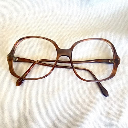 Vintage Womens Large Brown Drop Arm Eyeglasses Frames Glasses 55 18 | eBay