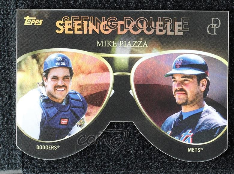Mike Piazza 2025 Topps Dynamic Duals #SD-05 Seeing Double Price Guide ...