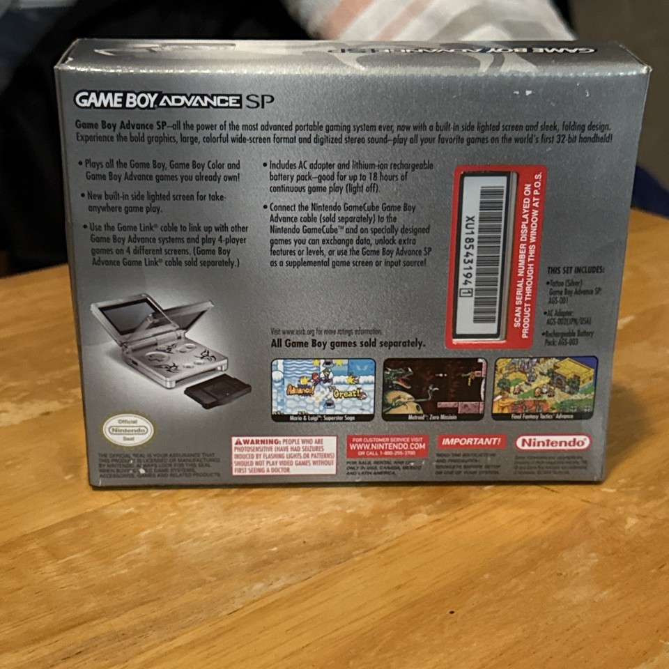Gameboy Advance SP Limited Edition Tattoo Version Brand New SEALED | eBay