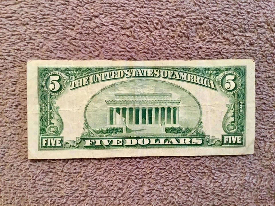 1950 C $5 Federal Reserve Note Five Dollar Bill Kansas City District | eBay