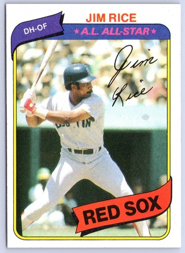 JIM RICE 1980 TOPPS 80 NO 200 NRMINT+ 45363 | eBay