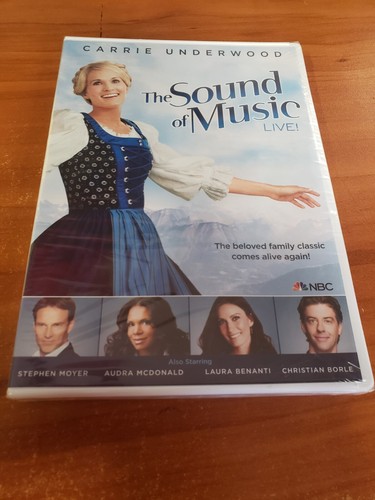 The Sound of Music Live (DVD, Widescreen, 2013) Carrie Underwood Brand ...