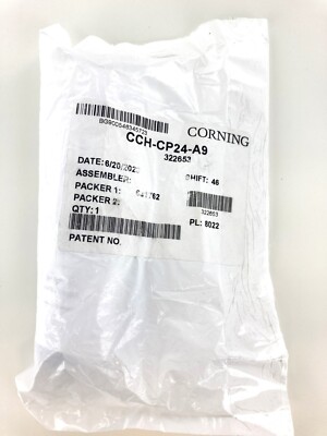 NOB - Corning CCH-CP24-A9 Panel 12 LC Duplex 24 Fiber Singlemode/SM OS2 ...