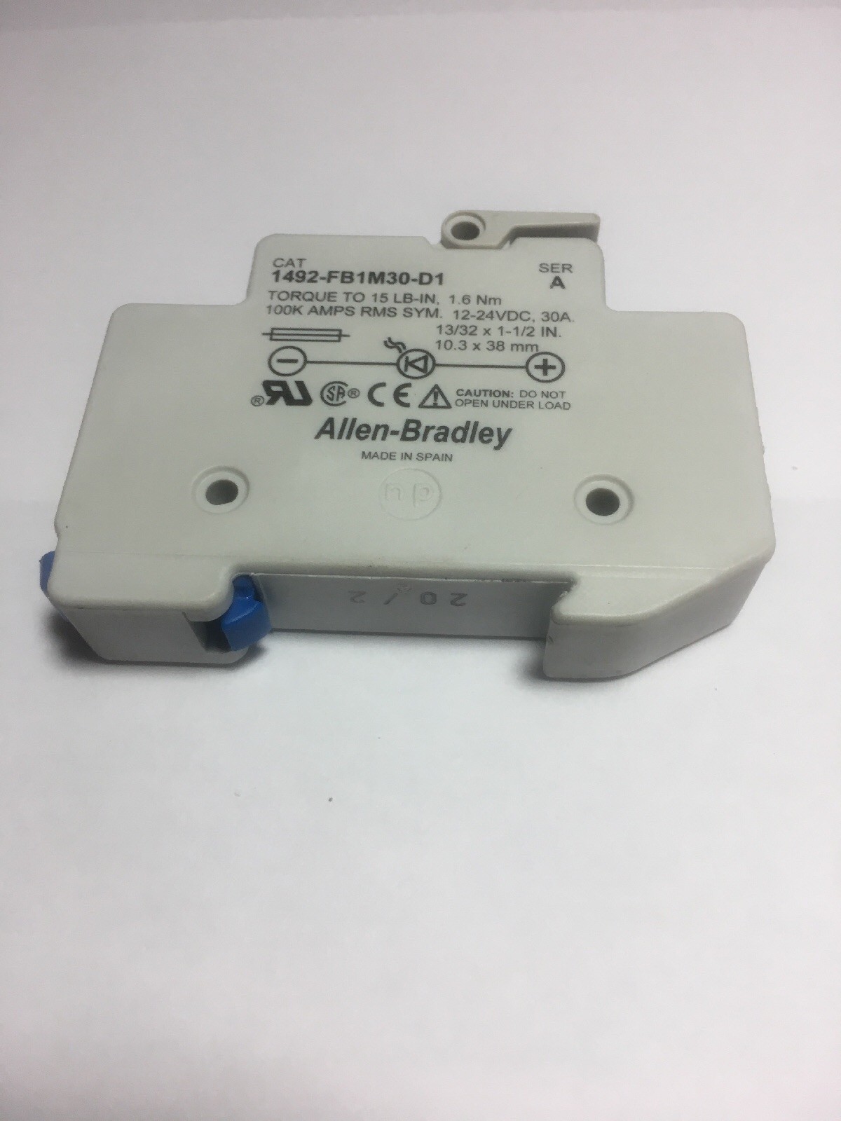 ALLEN BRADLEY 1492-FB1M30-D1 Fuse Holder 30A Ser A | eBay