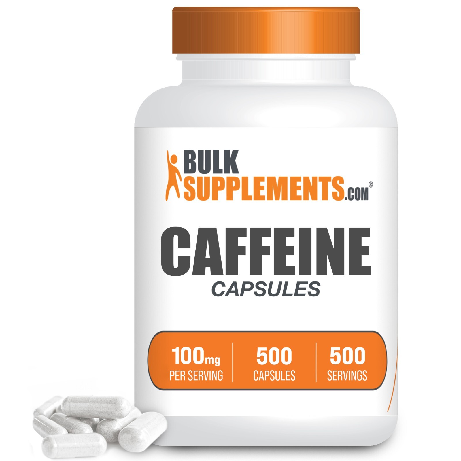 BulkSupplements Caffeine Capsules - Caffeine Pills - Stay Awake Pills ...