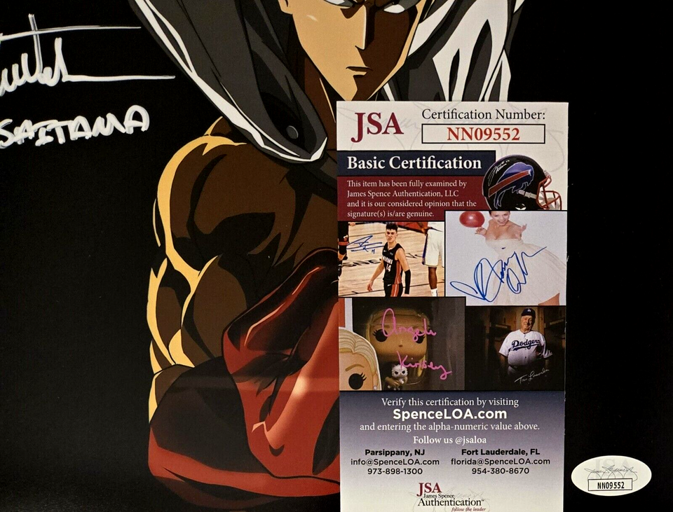 Saitama Signed Photo Max Mittelman One Punch Man Autograph Anime 8x10 ...