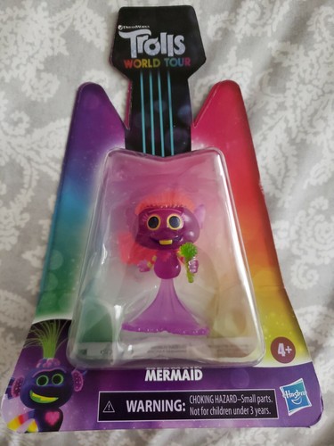 Dreamworks Trolls World Tour Mermaid Collectible Doll w/ Microphone Toy ...