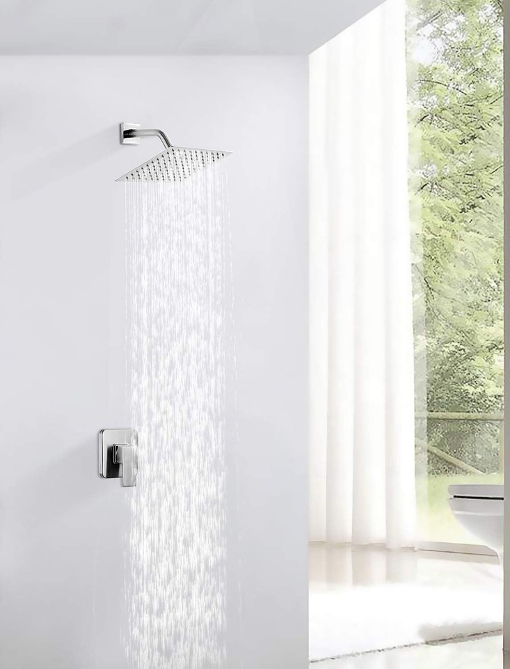 Regadera De Ducha Baño Estilo Lluvia Cuadrada Para Relajación Y ...