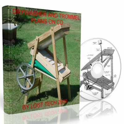 BUILD YOUR OWN DRYWASHER GOLD MINING TROMMEL DIY PLANS ON CD | eBay