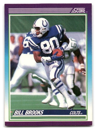 Bill Brooks 1990 Score #168 Indianapolis Colts FOOTBALL | eBay