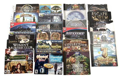 Lot Of 23 Vintage 1990s + PC CD ROM Computer Video Games 2 in sealed ...