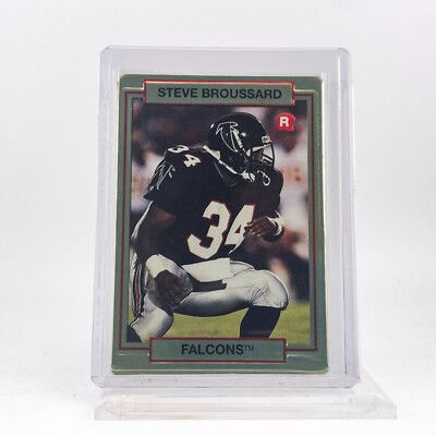Steve Broussard Rookie - 1990 Action Packed - Atlanta Falcons m1 | eBay