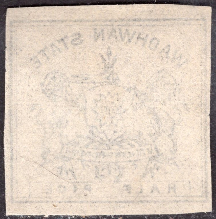 WADHWAN STATE INDIA 1888 STAMP Sc. # 1 MNG | eBay