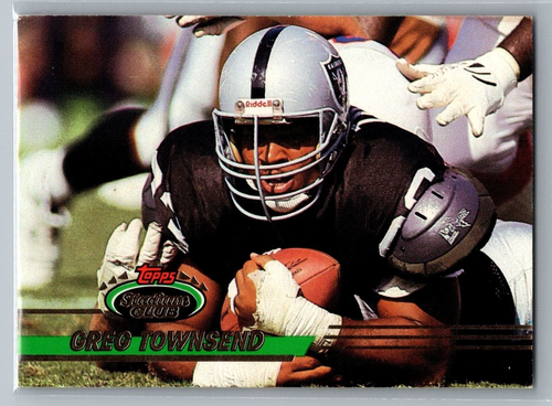 1993 TOPPS STADIUM CLUB CARD # 458 Greg Townsend - Los Angeles Raiders ...