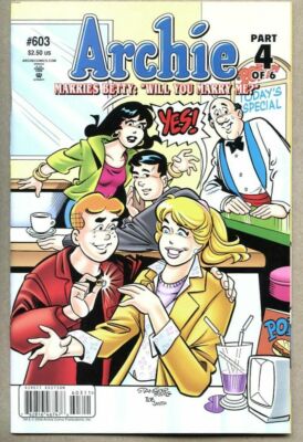 Archie Comics #603-2010 nm- Stan Goldberg Archie marries Betty | eBay