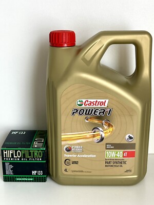 Suzuki GS500 GS500E GS500F 1988-2010 Service Kit (Castrol Oil and Oil ...